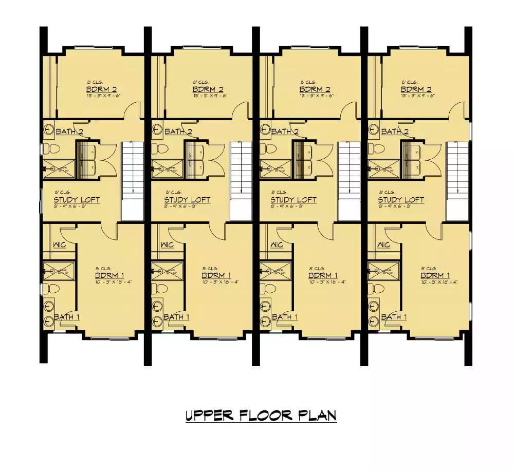 Contemporary Townhouse Plans