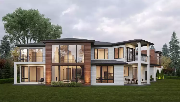 New Luxury Two Story House Plans