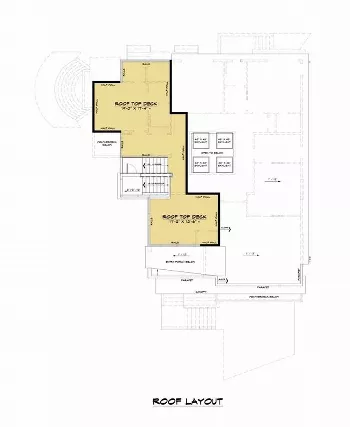 Roof Top Terrace House Plan