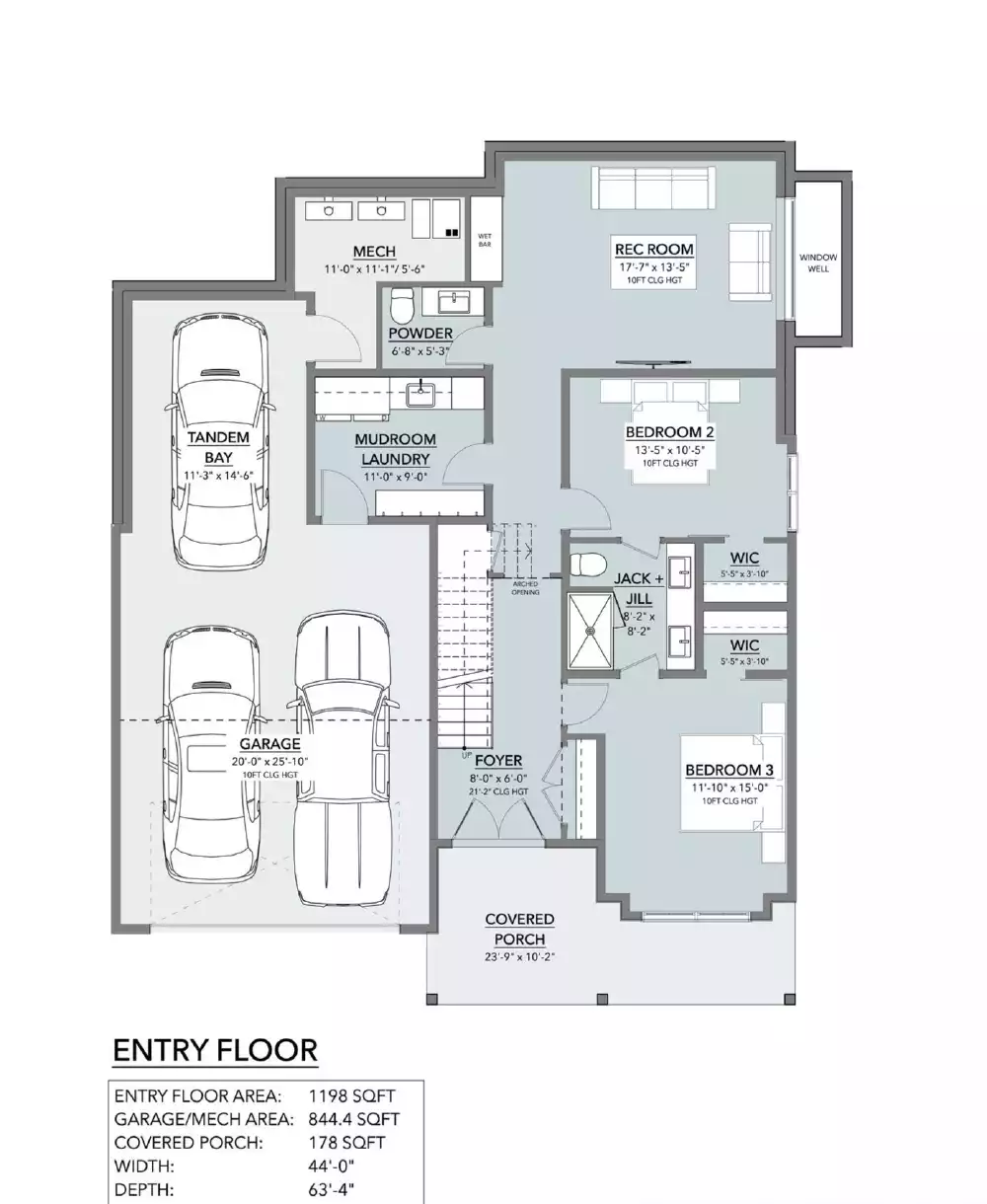 2 Storey Floor Plan