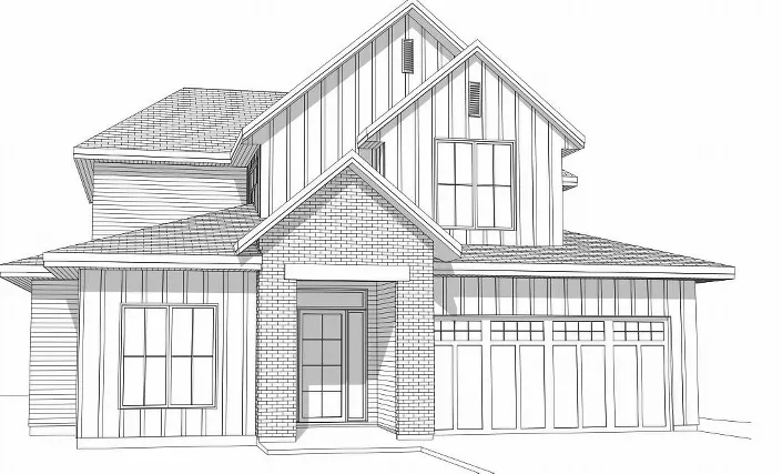 Outline Farm House Four Part Farmhouse Fine Homebuilding