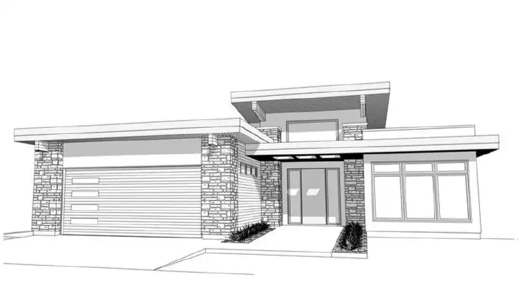 Basement House Plan Front Elevation Crete Modern House For Sale