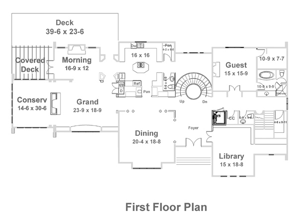 Berkeley Estate 7929 - 5 Bedrooms and 5.5 Baths | The House Designers ...