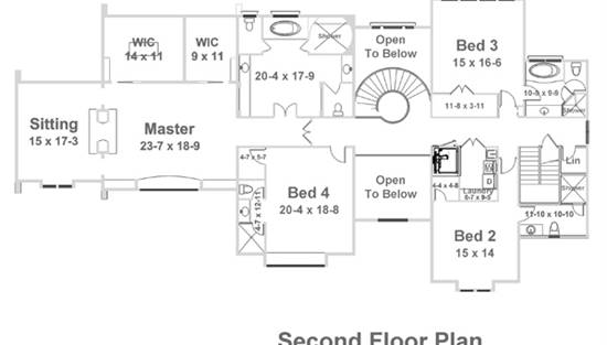 Berkeley Estate 7929 - 5 Bedrooms and 5.5 Baths | The House Designers ...