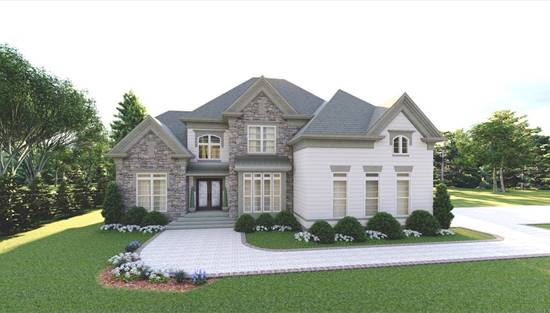 Large House Plans Easy to Customize from TheHouseDesigners.com