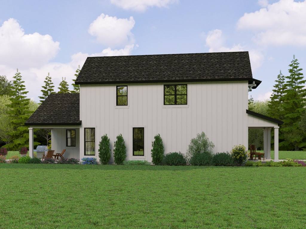 Charming Narrow Lot Cottage Style House Plan 6503: The Lowes - 6503