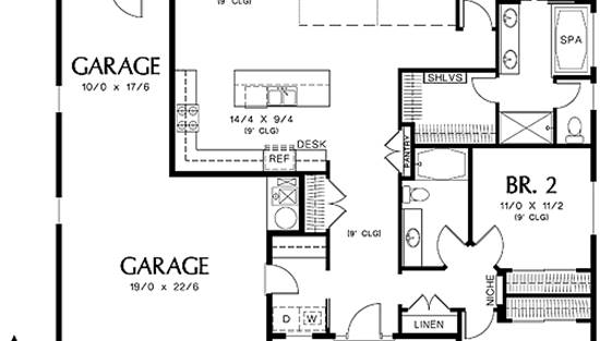 Clarksburg 5231 - 3 Bedrooms and 2.5 Baths | The House Designers - 5231