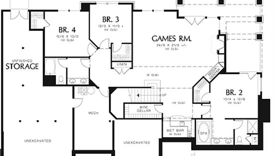 Bethany 4614 - 4 Bedrooms and 3 Baths | The House Designers - 4614