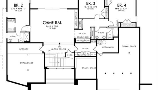 Pomfret 5311 - 4 Bedrooms and 3.5 Baths | The House Designers - 5311