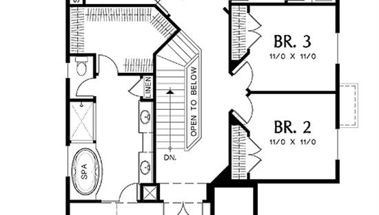 Westport 5154 - 3 Bedrooms and 2.5 Baths | The House Designers - 5154