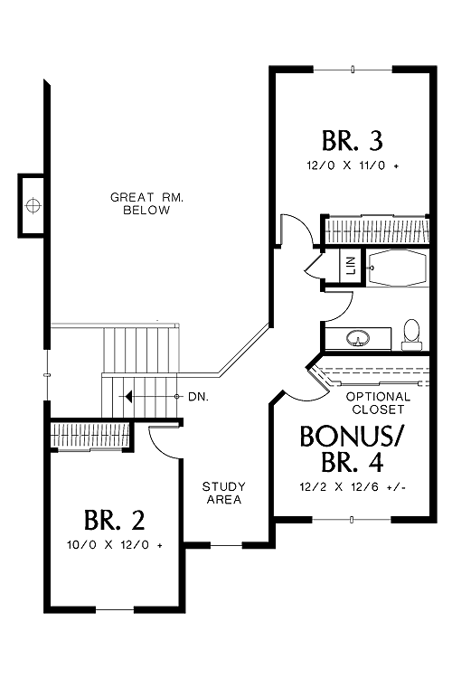Fairhaven 5248 - 5 Bedrooms and 2 Baths | The House Designers - 5248