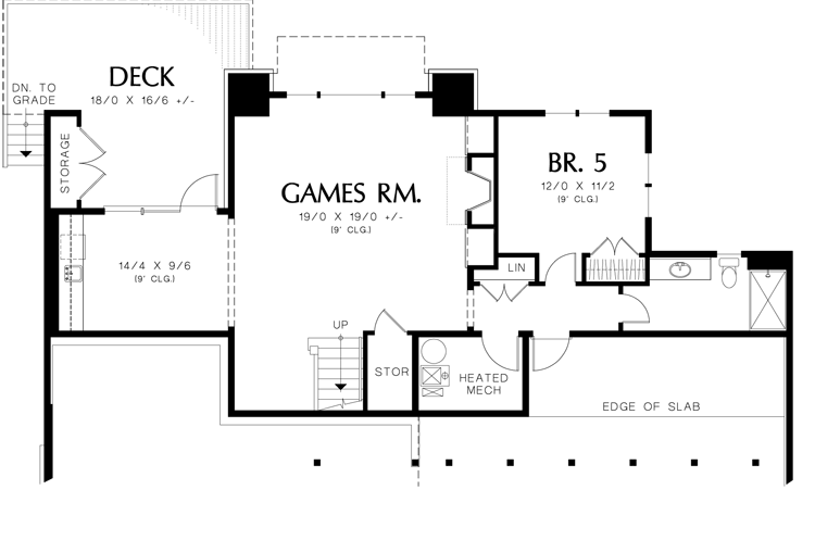 South Hero 2296 - 5 Bedrooms and 4.5 Baths | The House Designers - 2296
