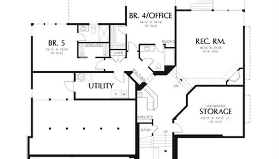 Springfield 7039 - 5 Bedrooms and 5 Baths | The House Designers - 7039