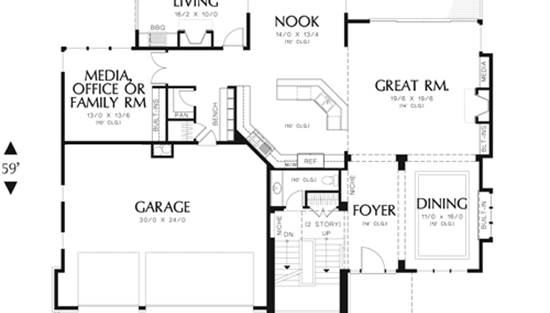 Springfield 7039 - 5 Bedrooms and 5 Baths | The House Designers - 7039