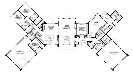Unique Contemporary Style House Plan 6061: The Highfield - 6061