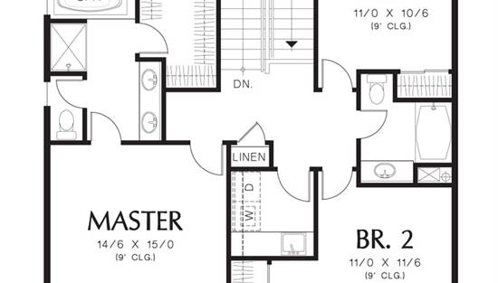 Blackpool 4122 - 4 Bedrooms and 3 Baths | The House Designers - 4122