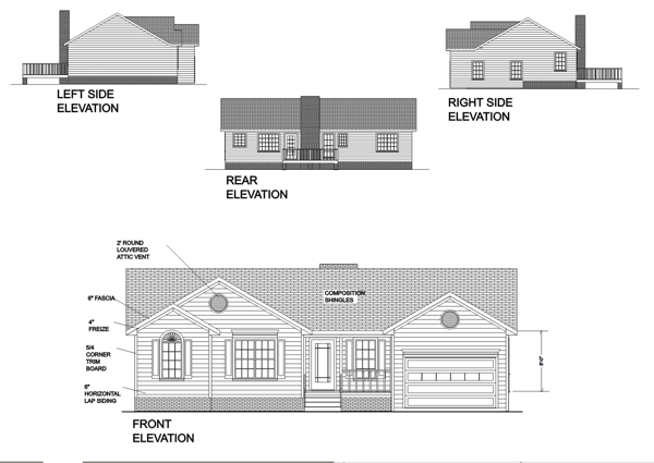 The Springfield 6270 - 3 Bedrooms and 2.5 Baths | The House Designers ...