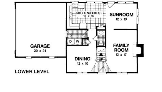 The Sullivan 7590 - 3 Bedrooms and 2 Baths | The House Designers - 7590