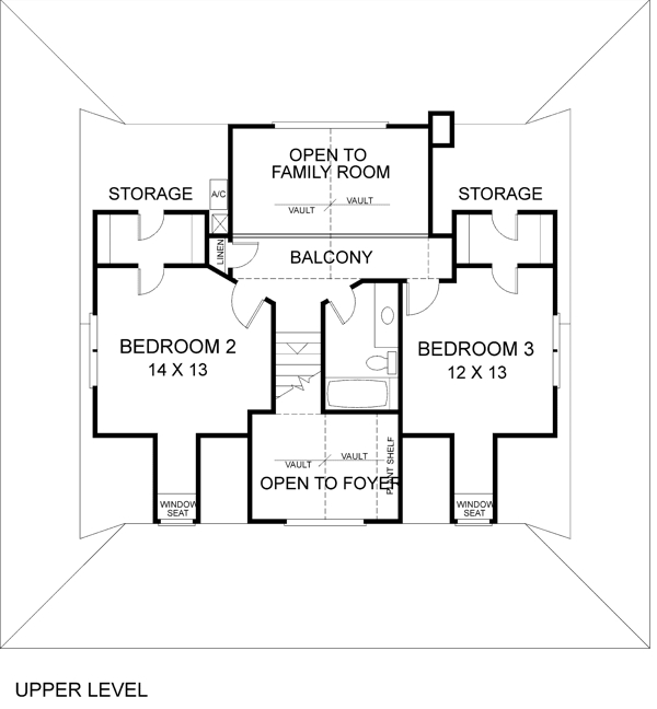 The Markham 7609 - 3 Bedrooms and 2 Baths | The House Designers - 7609