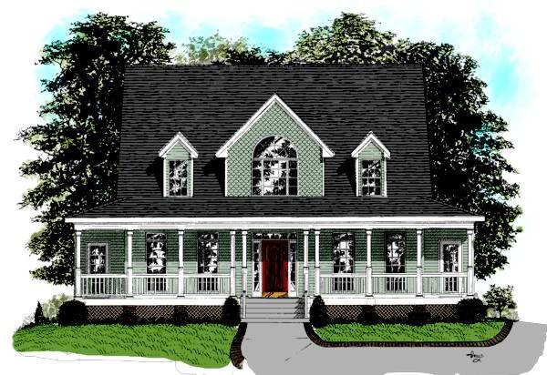 The Markham 7609 - 3 Bedrooms and 2.5 Baths | The House Designers - 7609