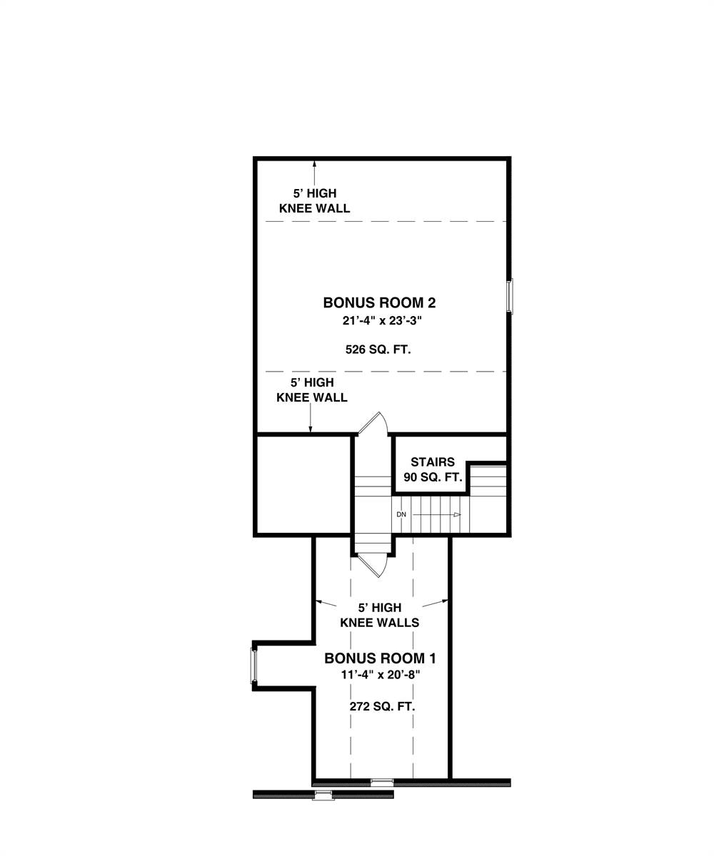 The Aberdeen 6923 - 3 Bedrooms and 2 Baths | The House Designers - 6923