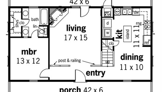 Cleveland-1421 3558 - 3 Bedrooms and 2 Baths | The House Designers - 3558