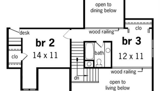 Hermitage-2002 4792 - 3 Bedrooms and 2.5 Baths | The House Designers - 4792