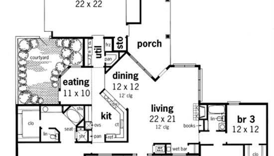 Woodville-2004 3581 - 3 Bedrooms and 2 Baths | The House Designers - 3581