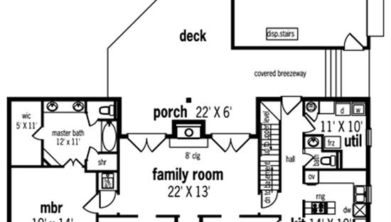 Valley View-2509 5371 - 4 Bedrooms and 3 Baths | The House Designers - 5371