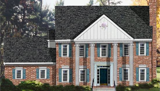 Symmetrical House | Georgian House Plans | Georgian Floor Plans | The ...