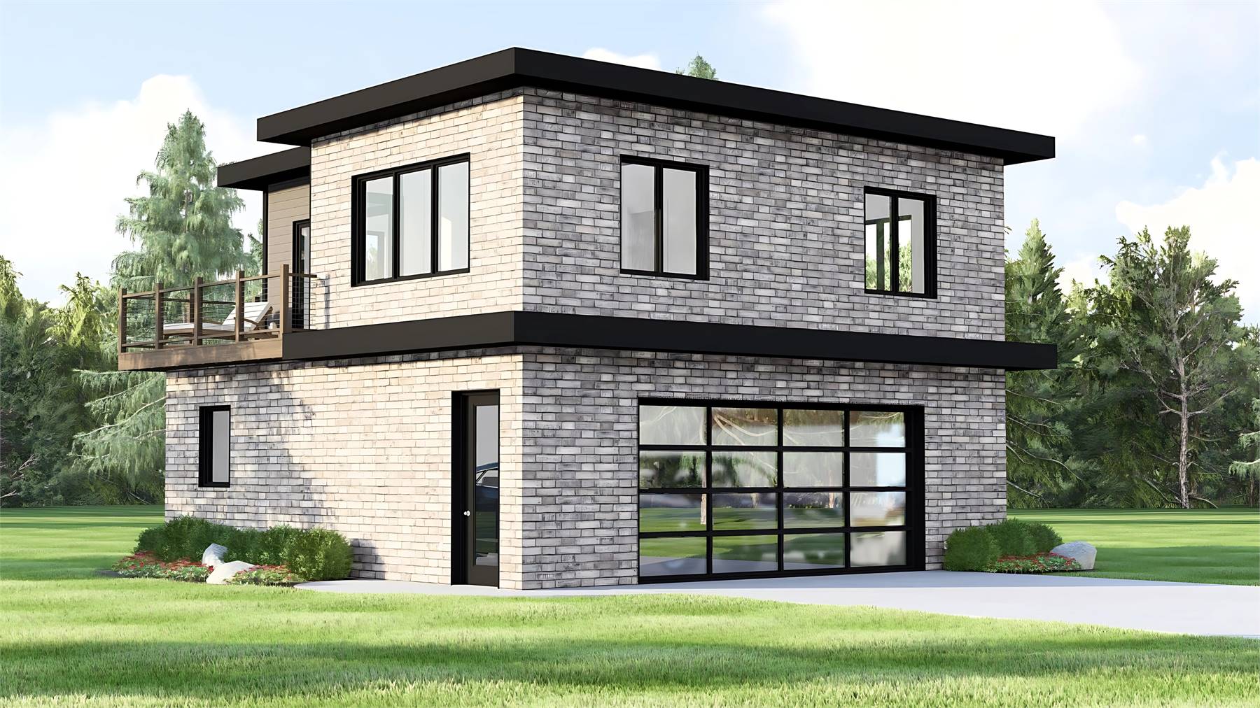 Castleview | Garage Guest House Plan 11272 - 11272