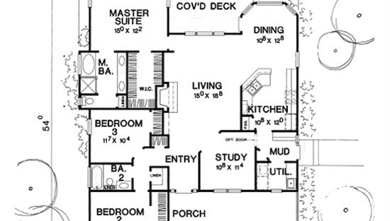 The Whitney 2880 - 3 Bedrooms and 2 Baths | The House Designers - 2880