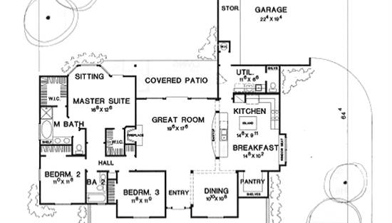 The Greenville 2897 - 3 Bedrooms and 2 Baths | The House Designers - 2897