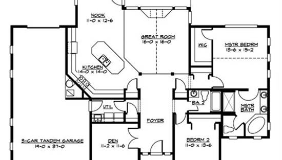 Stoneridge 3242 - 2 Bedrooms and 2.5 Baths | The House Designers - 3242