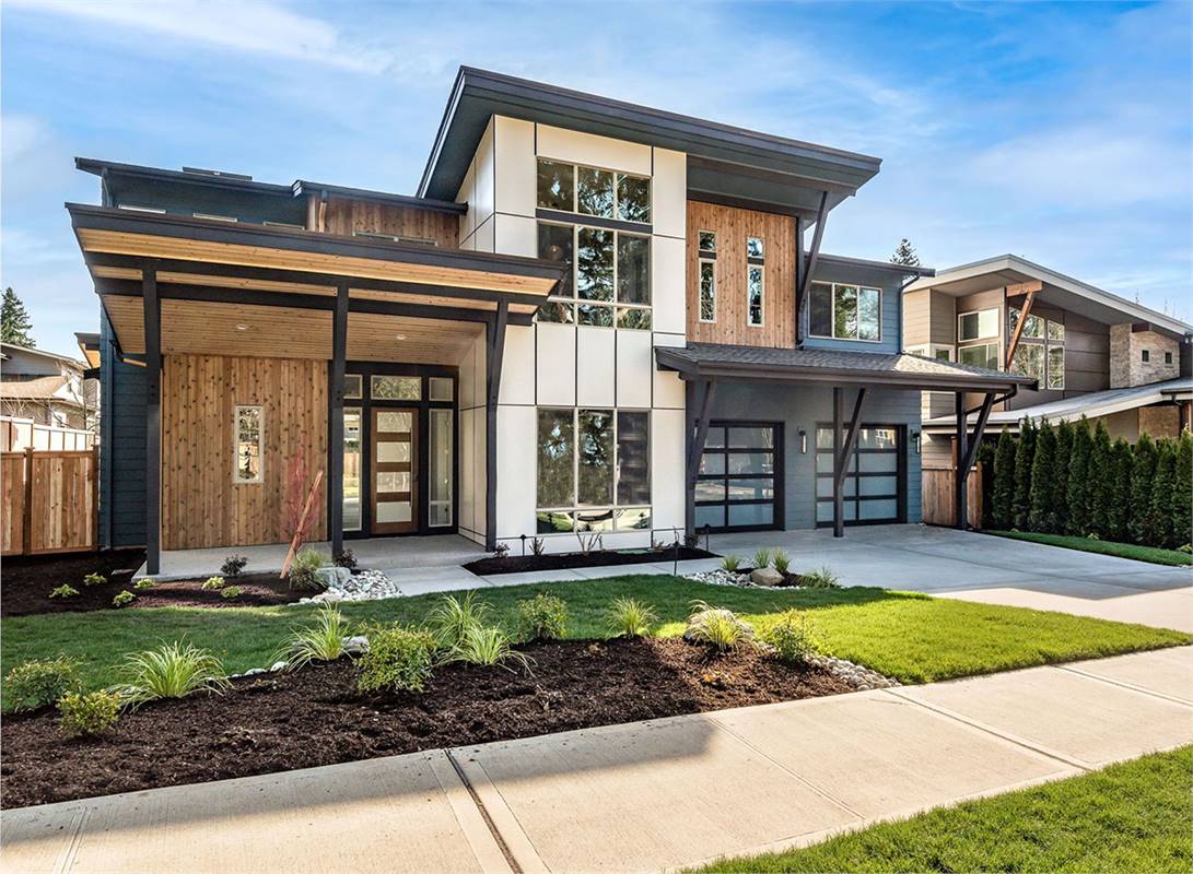 Two Story Modern Style House Plan 1103: Carina - 1103