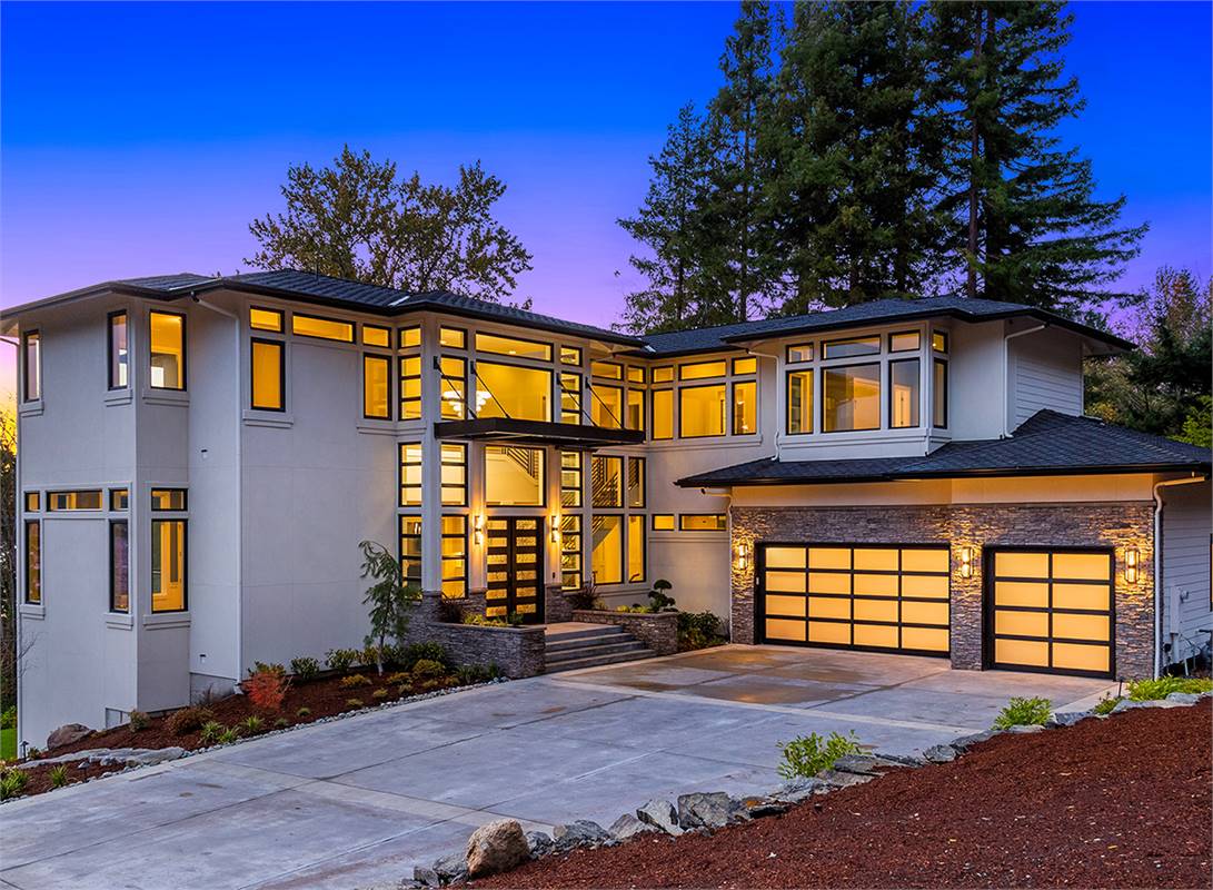 Luxury Contemporary Style House Plan 1105: Caledonia Canyon - 1105