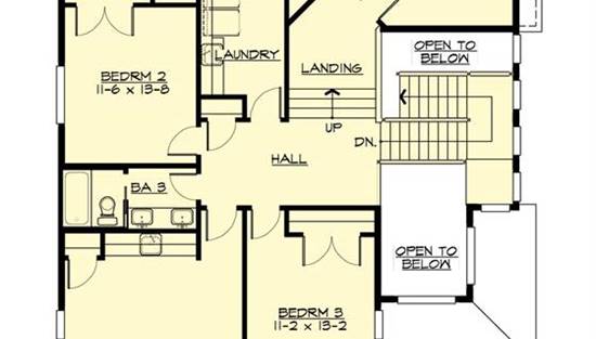 Luxury Narrow Lot Modern Style House Plan 1379: Serra - 1379