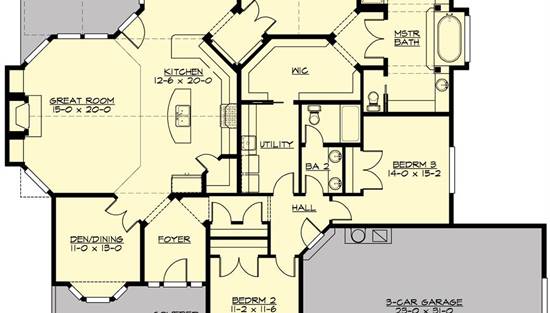7533 - 3 Bedrooms and 2.5 Baths | The House Designers - 7533