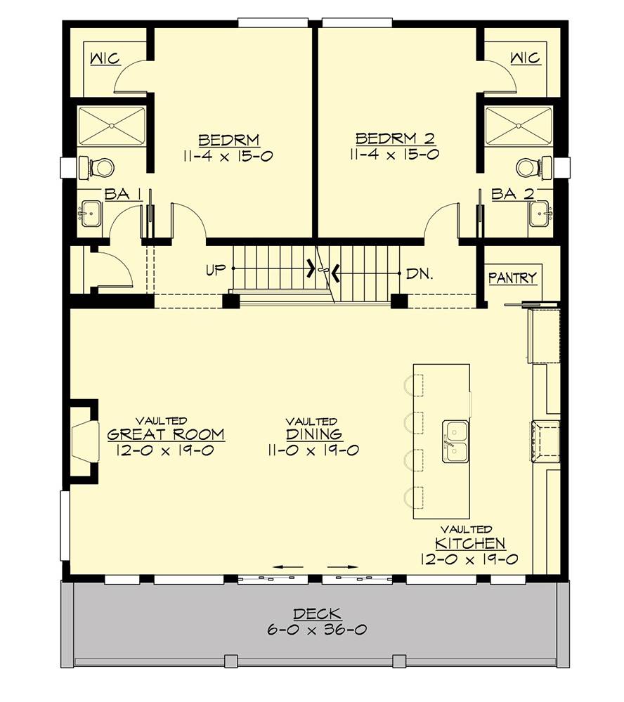 Modern Lake Style Chalet House Plan 7776: Alpental - 7776