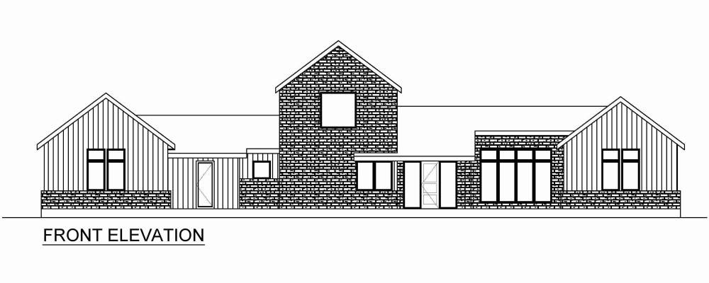 Contemporary Farm House Style House Plan 1382: Avante Garde - 1382