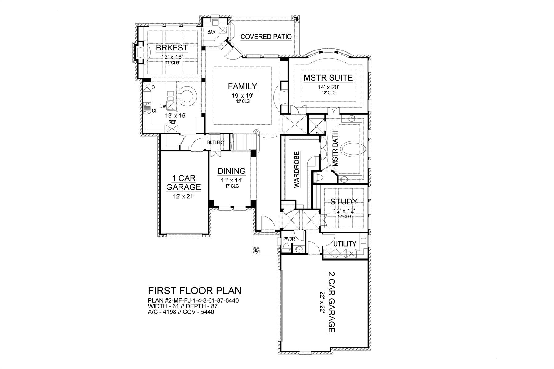 Traditional Style House Pla 2081: Andrea Lane - 2081
