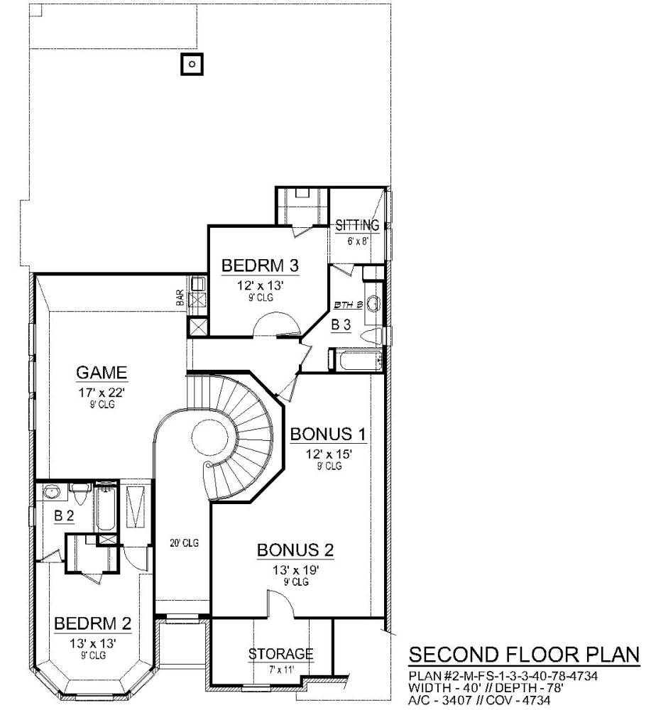 Limestone Ridge 6339 - 3 Bedrooms and 3.5 Baths | The House Designers ...