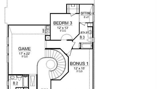 Limestone Ridge 6339 - 3 Bedrooms and 3.5 Baths | The House Designers ...