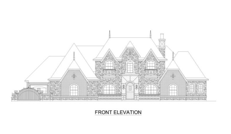 Two Story French Country Style House Plan 6648: Chalet Court - 6648
