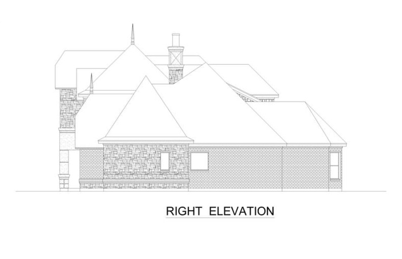 Two Story French Country Style House Plan 6648: Chalet Court - 6648