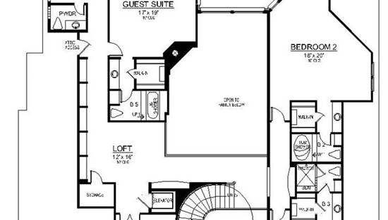 Luxury French Country Style House Plan 8614: Castle Ridge - 8614