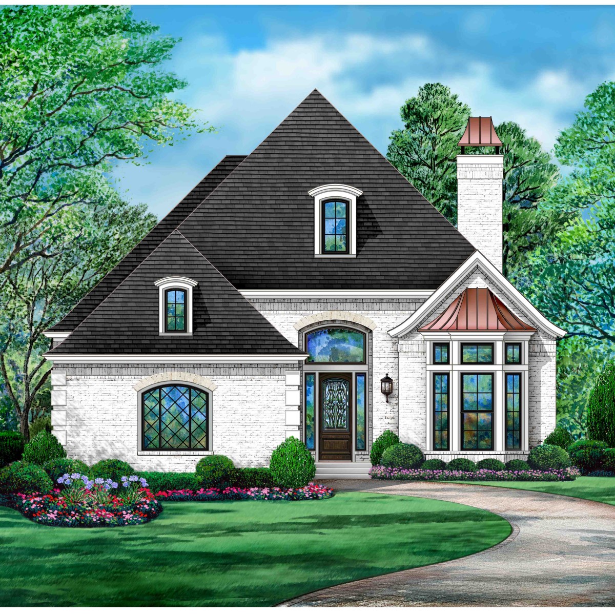 3 Bedroom European Style House Plan 9112: Alva Court - 9112