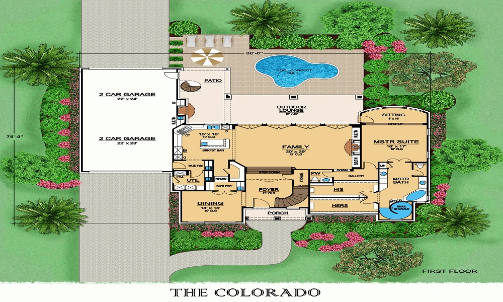 THE COLORADO 5185 - 4 Bedrooms and 4.5 Baths | The House Designers - 5185