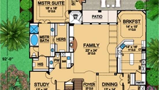 THE DUKE 5121 - 3 Bedrooms and 3.5 Baths | The House Designers - 5121