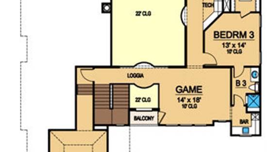 THE DUKE 5121 - 3 Bedrooms and 3.5 Baths | The House Designers - 5121